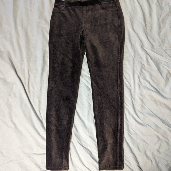 June & Daisy | Pants & Jumpsuits | June Daisy Textured Brown Pants ...